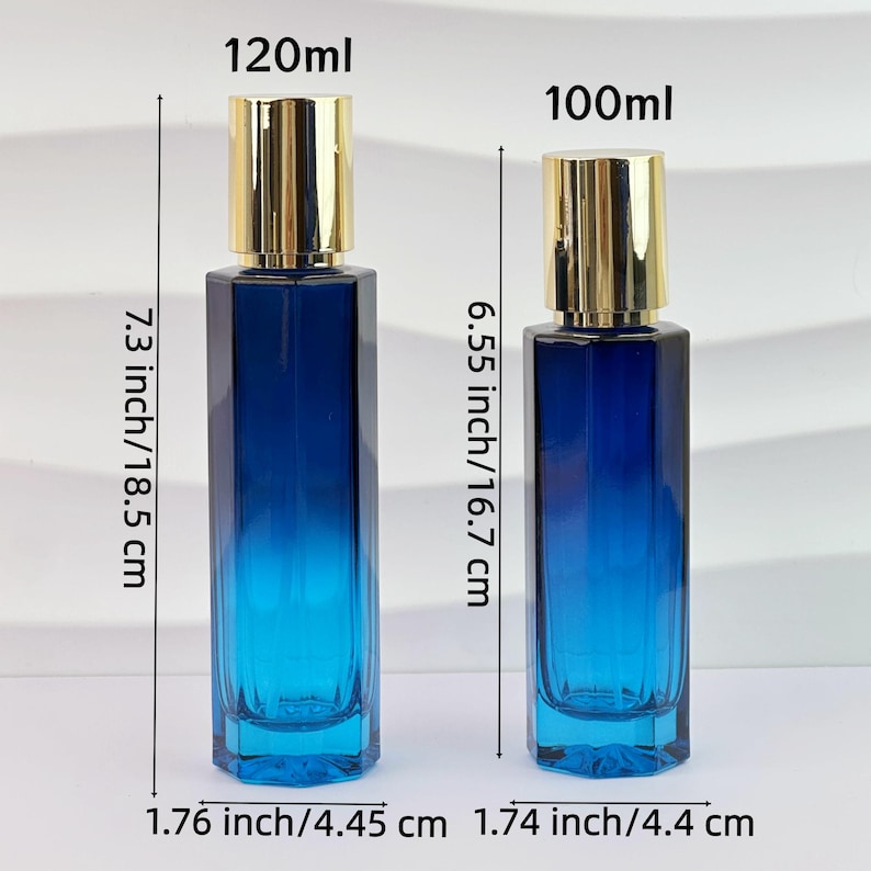 Luxury Glass Skincare Bottles, Glass Lotion Spray Bottles With Pump ...