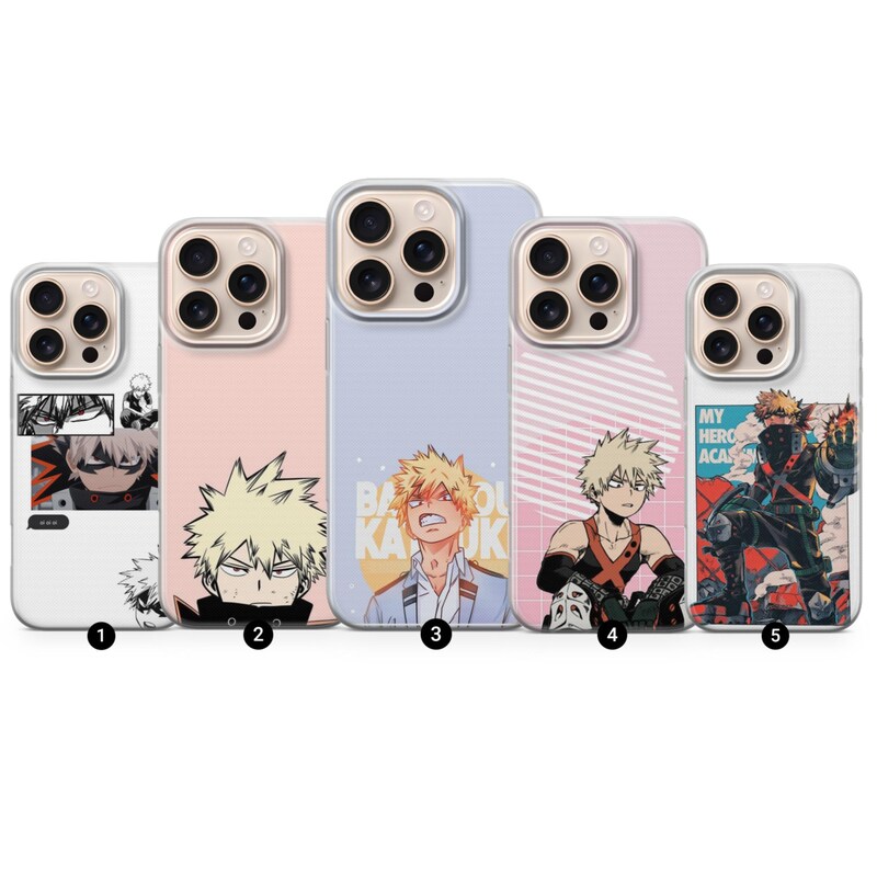 Custom Bakugo Phone Case - Etsy
