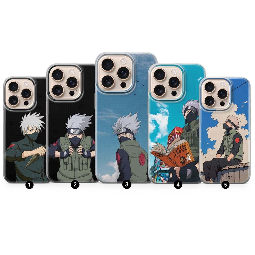 Kakashi Hatake Phone Case Anime Naruto Cover : for iPhone 17 Air 16e ...