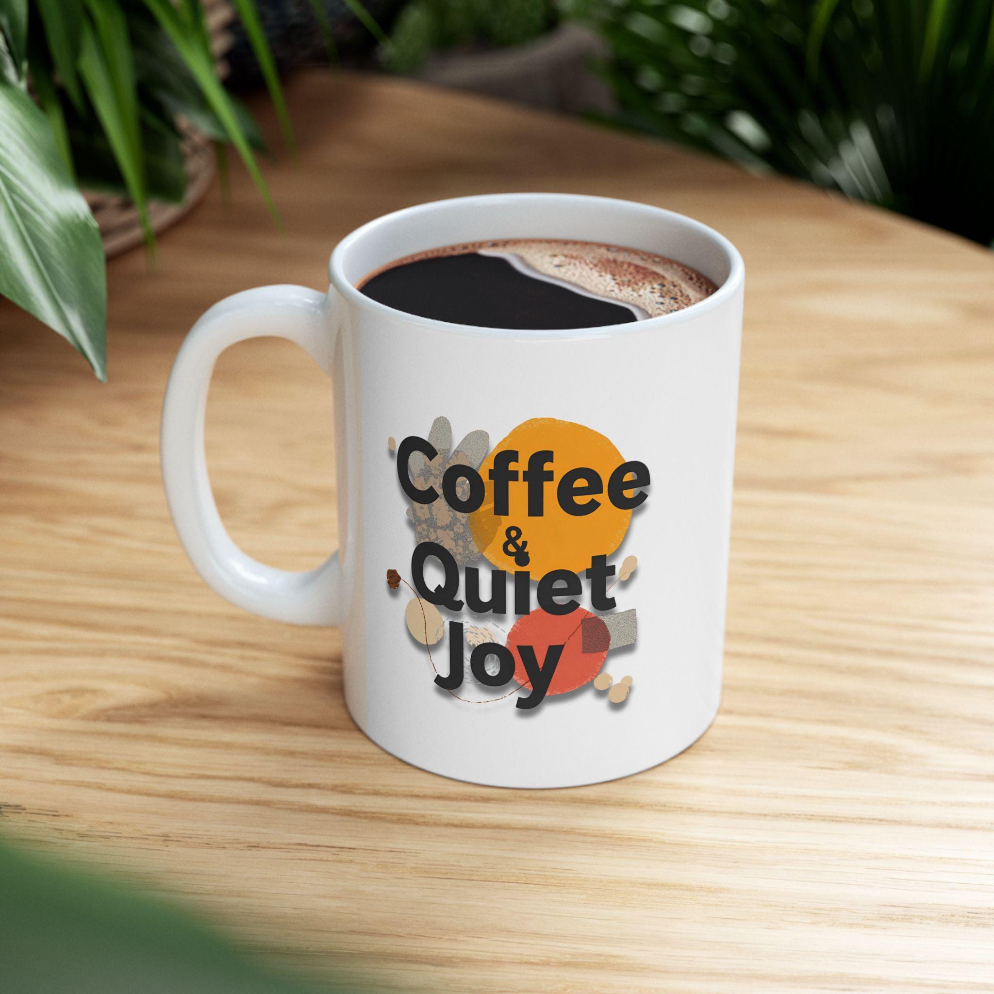 Colorful Ceramic Coffee Mug - Fun Design - Gift for Coffee Lovers - Etsy