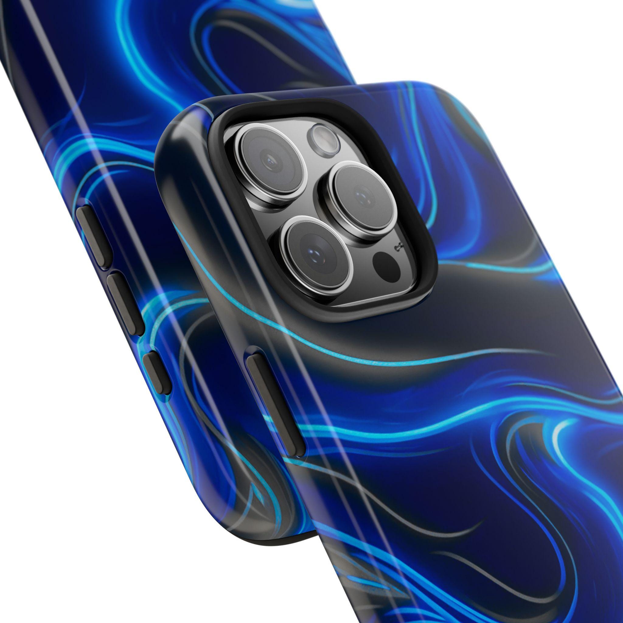 Blue Swirl Tough Phone Case: Lexan Plastic, Shock Absorbent - Etsy