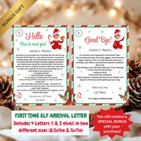 Editable Elf Arrival Letter, Elf Arrival Letter, First Time Elf Arrival ...