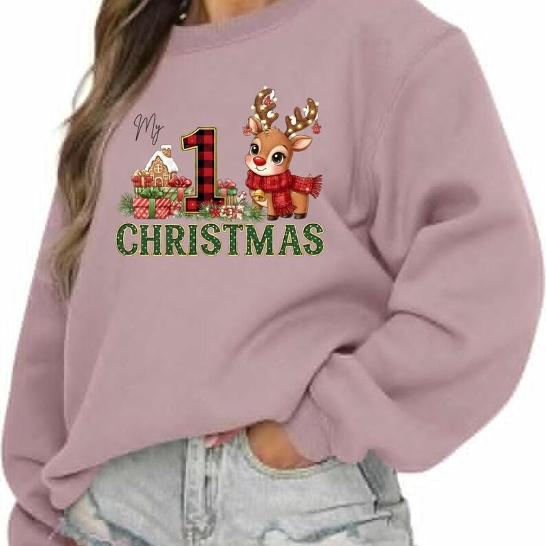 My First Christmas Clipart | Baby Holiday Design PNG SVG (digital ...