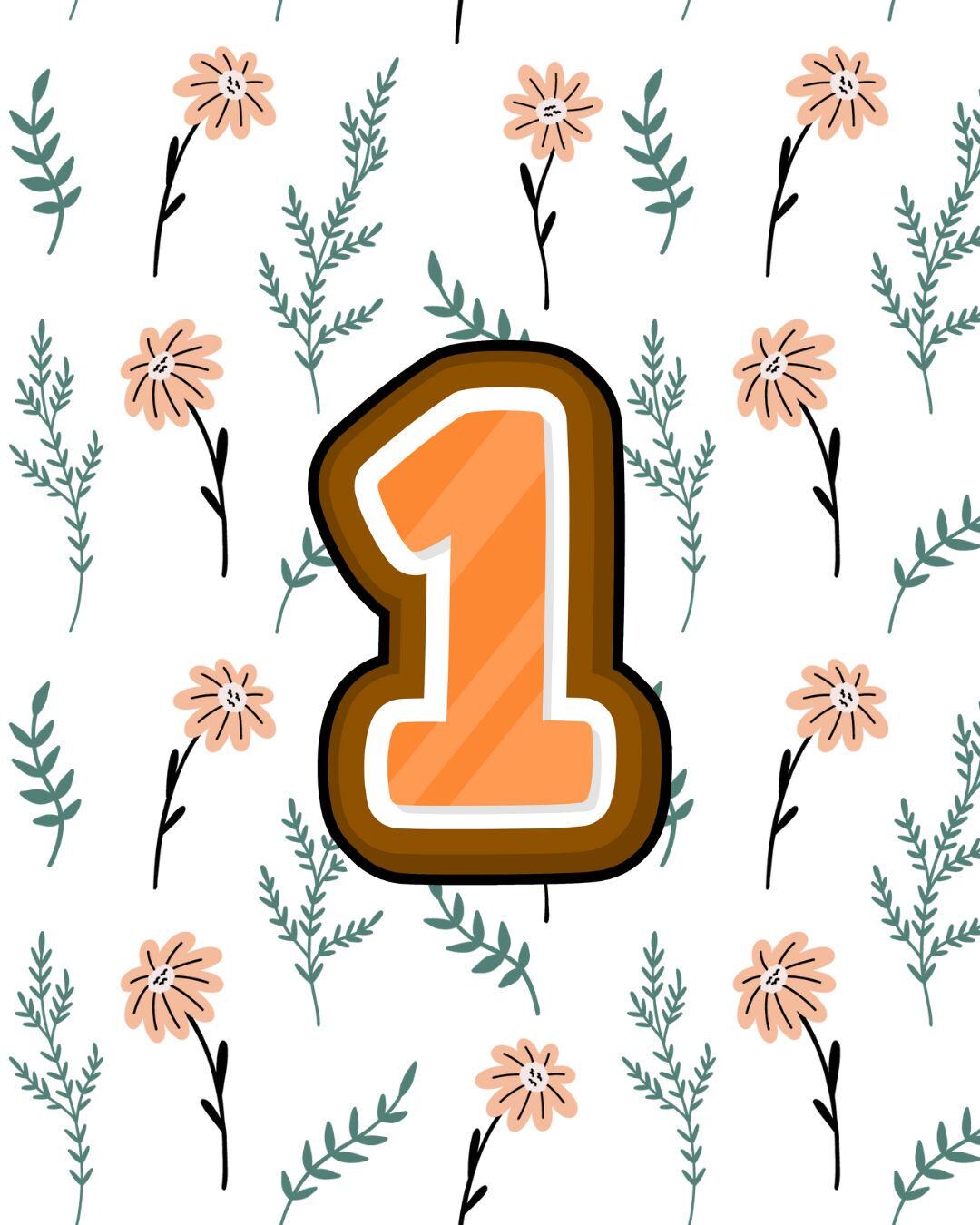 Number 1 Cookie Cutter - Etsy