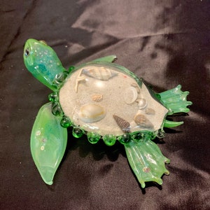 Blown Glass Sea Turtle - Etsy