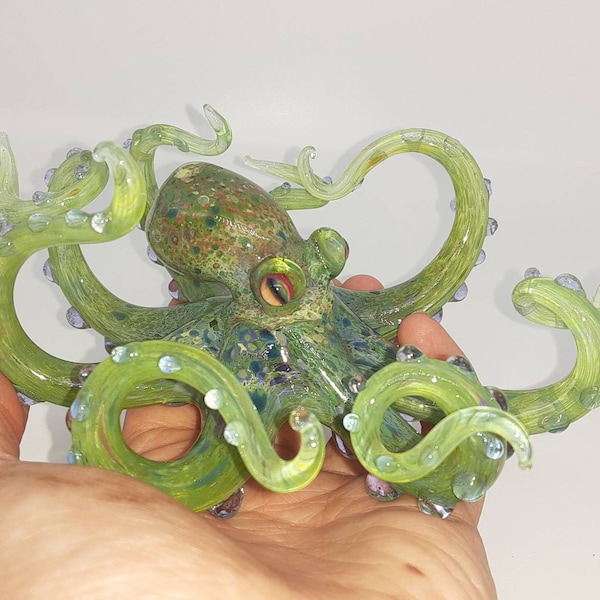 Blown Glass Octopus - Etsy
