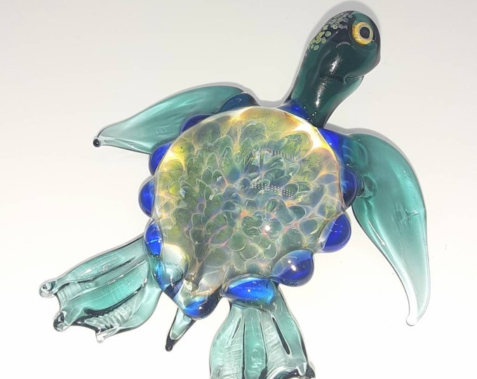 Glass Sea Turtle - Etsy