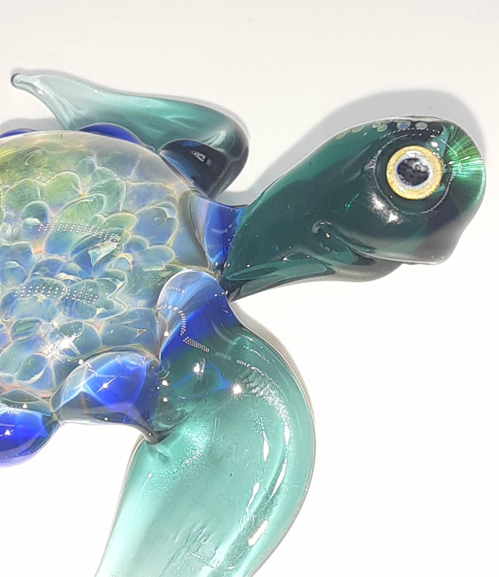 Glass Sea Turtle - Etsy