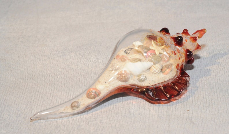 Blown Glass Shell - Etsy