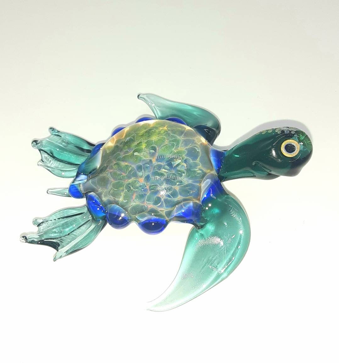 Glass Sea Turtle - Etsy
