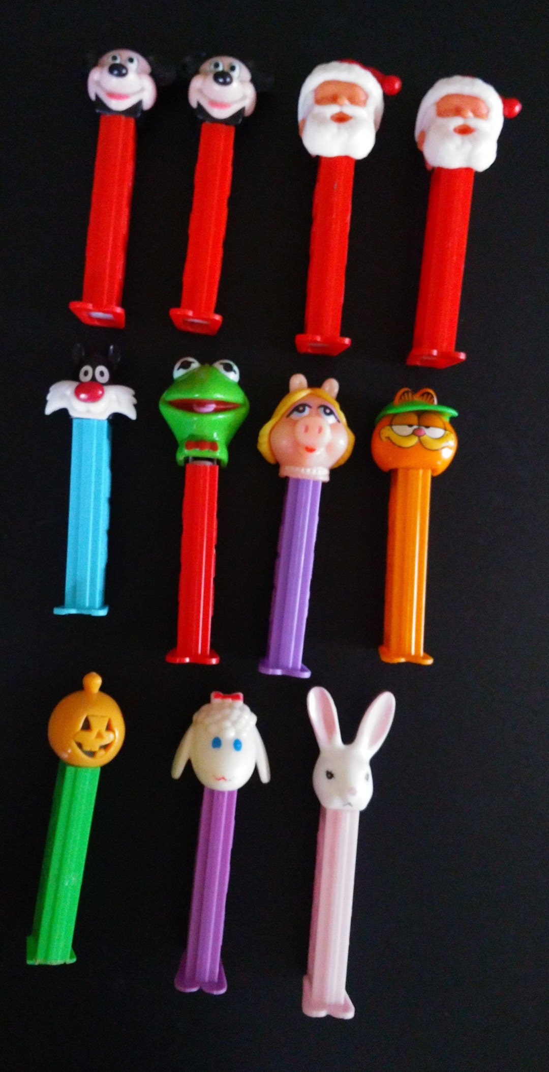 Vintage Pez Dispensers, Pop Culture Collection Eleven Nostalgic ...
