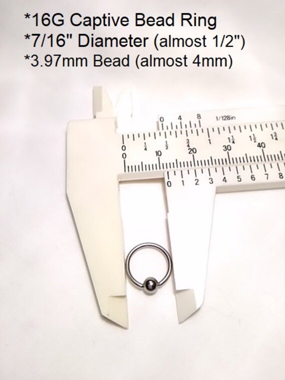Inch Captive Bead Ring