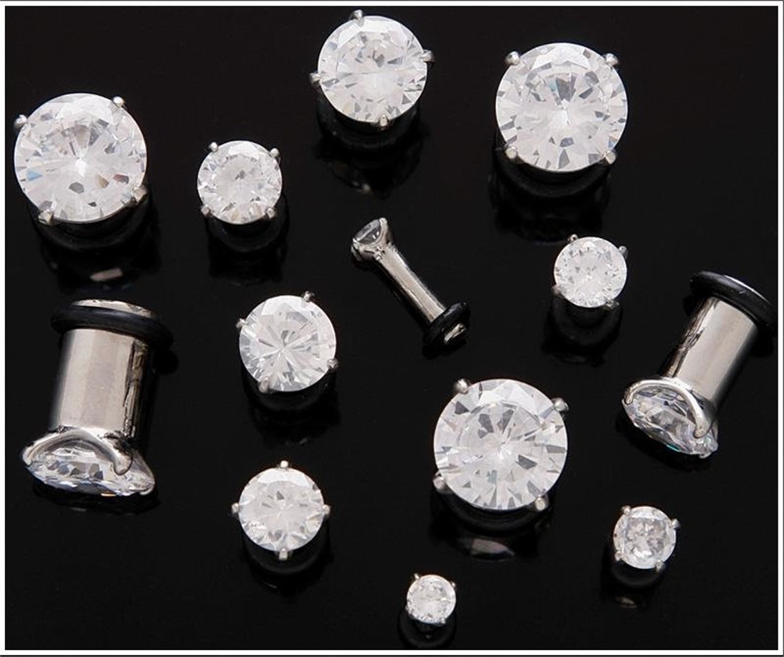 Swarovski Crystal Ear Plugs - Etsy
