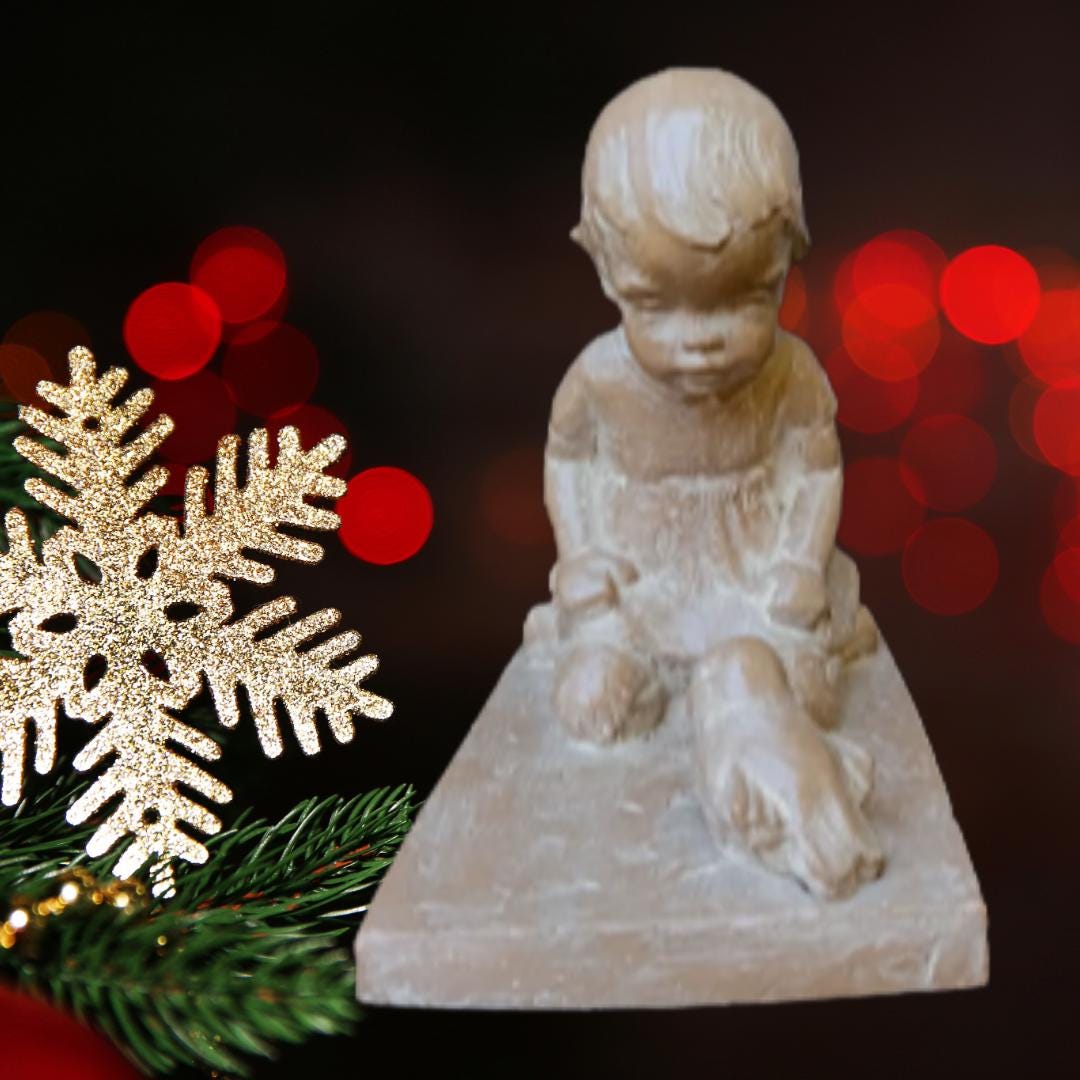 Vintage Haeger Sculpture – Martie Strubel “magical Moment” Kneeling ...