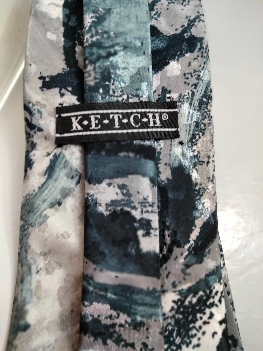 Ketch Men's Necktie Abstract Art Retro - Etsy