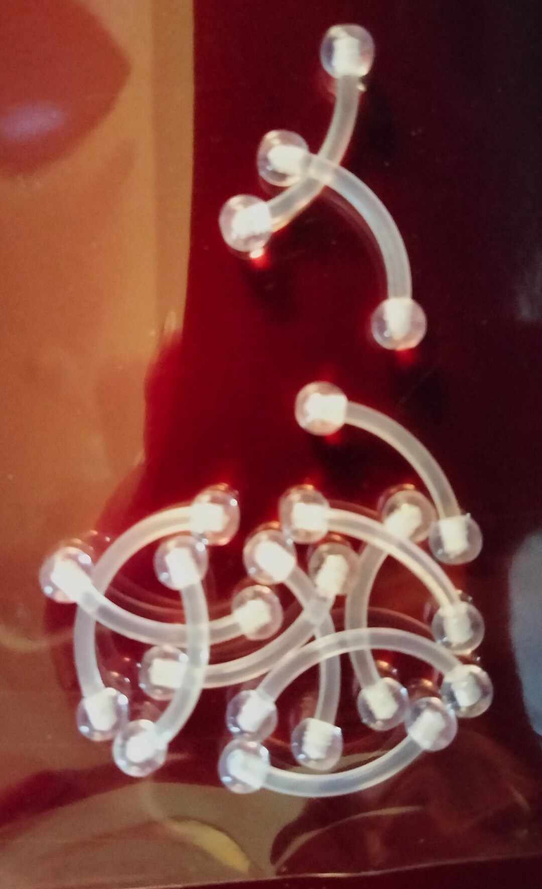 16G 14G Body Bioflex Jewelry Bent Bar Curved Bar With Ball End Sold ...