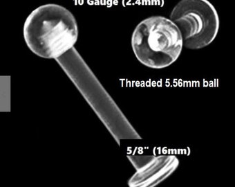 Flat Bottom Tongue Ring - Etsy