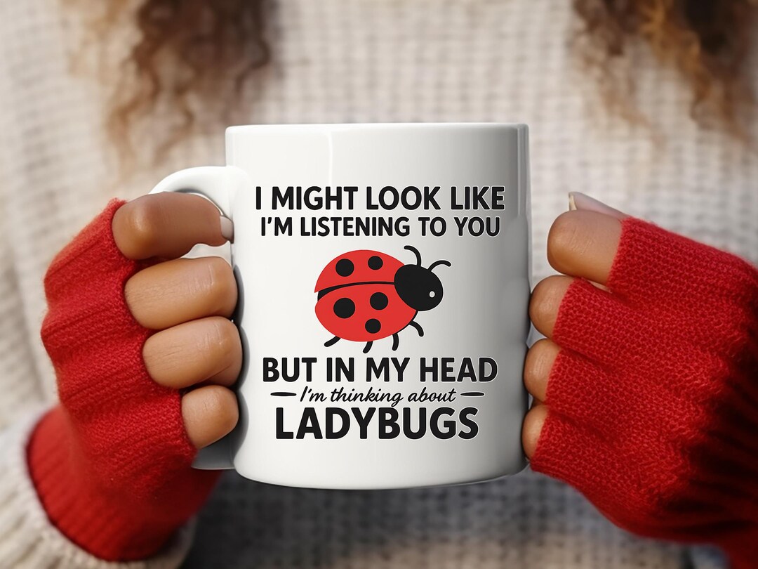 Funny Ladybug Mug, Insect Lover Gift - Etsy