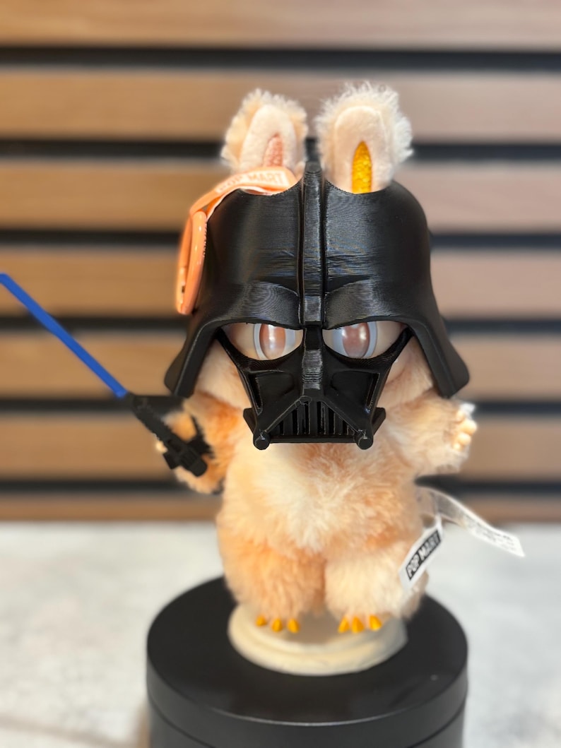 Darth Vader Labubu Mask: 3D Printed Lightsaber - Star Wars Collectible ...