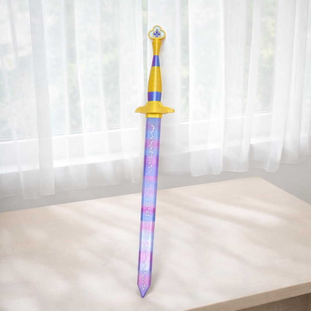 Kpop Demon Hunters Purple Scythe Prop – Fantasy Staff Weapon Replica ...