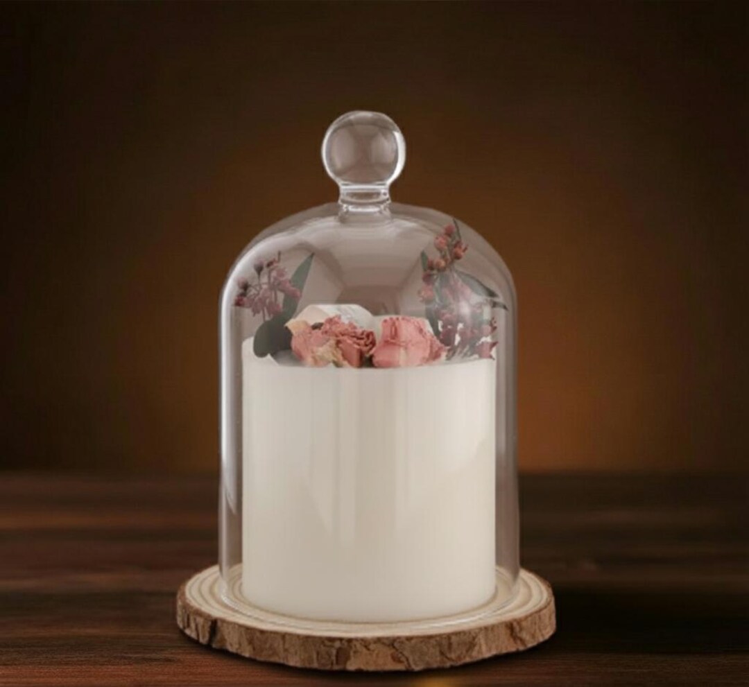 Candle In Glass Dome