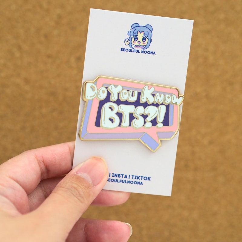 Bts Enamel Pin - Etsy
