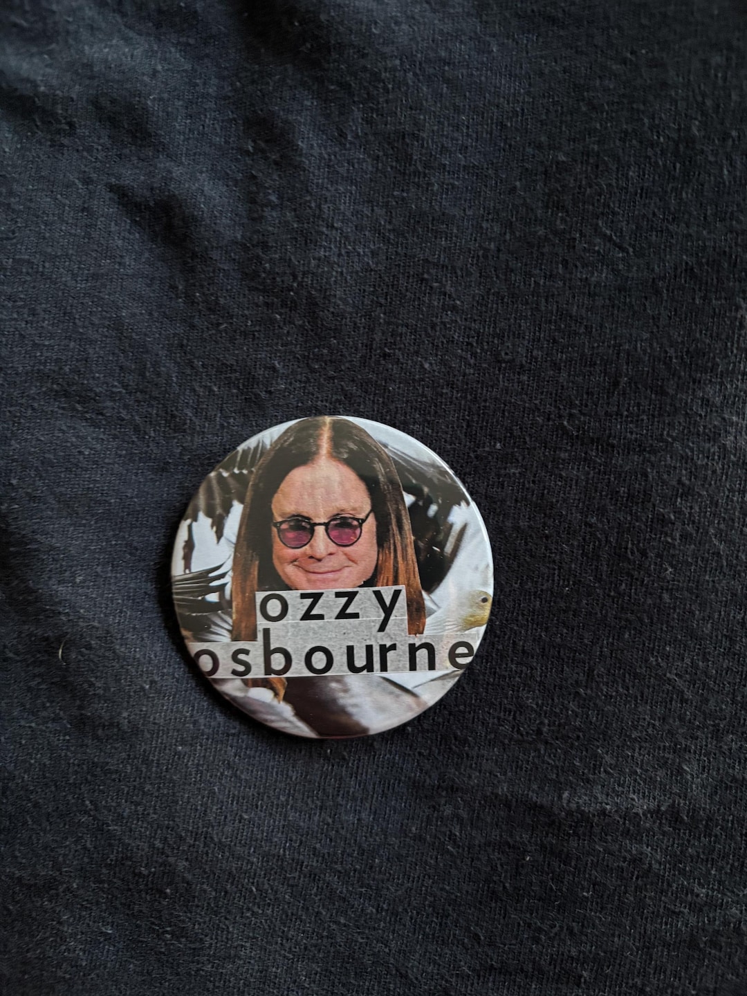 Ozzy Osbourne Collage Button - Etsy