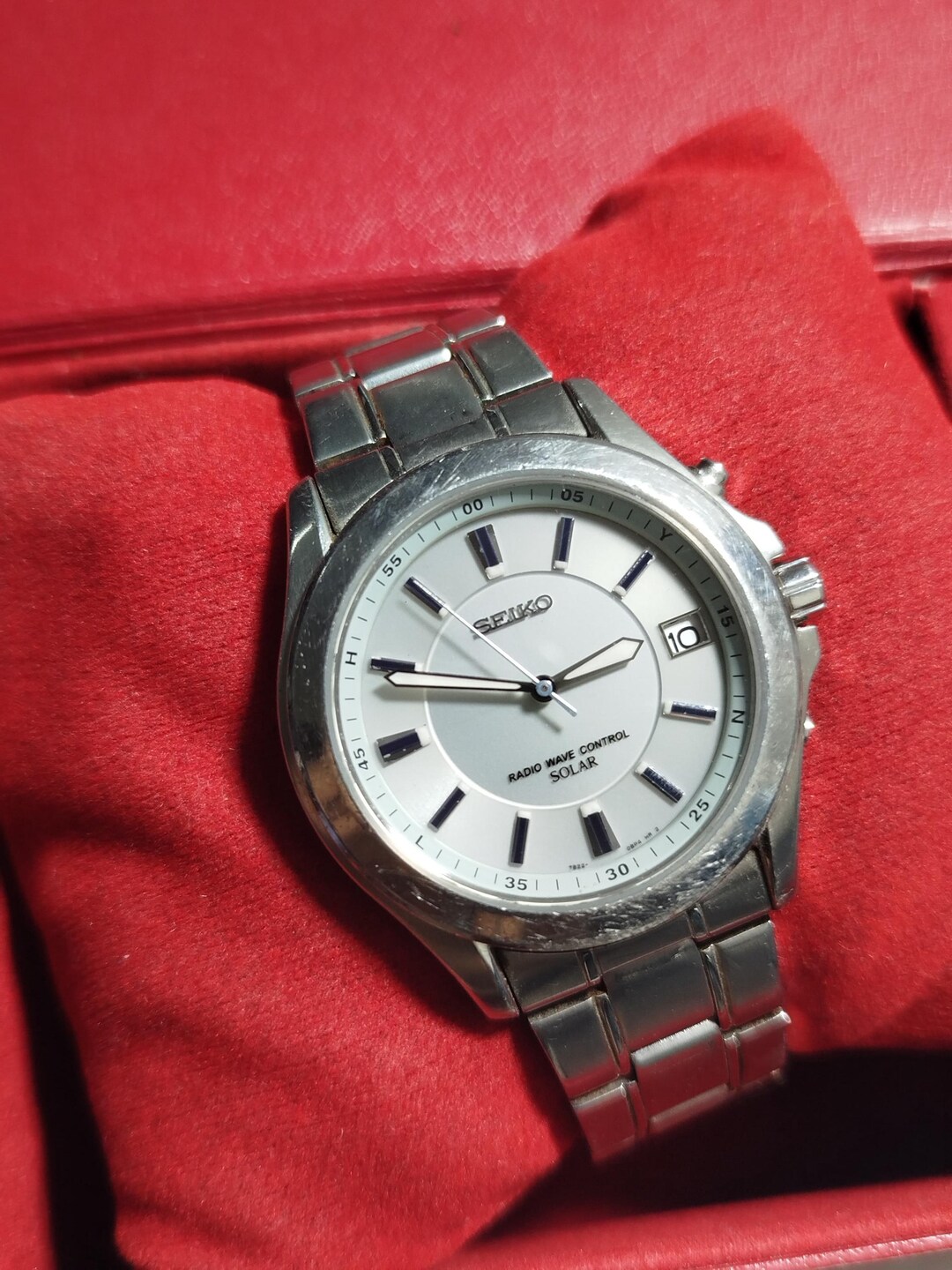 Vintage Seiko Solar Radio Wave Control 41MM 7B22 0AY0 MAR 1981 JDM ...