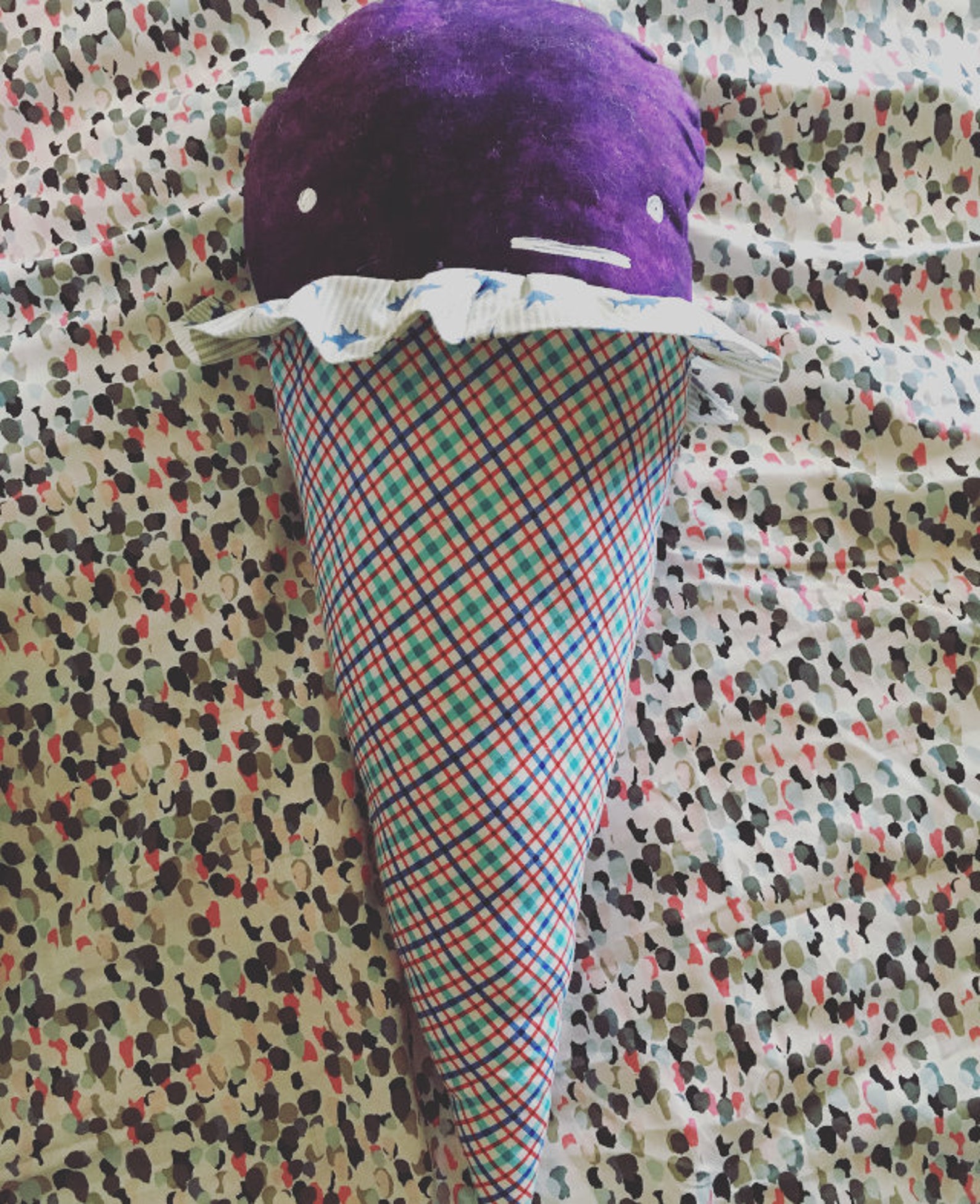 GIANT Ice Cream Cone Pillow Sweet Home Decor Shaped | Etsy