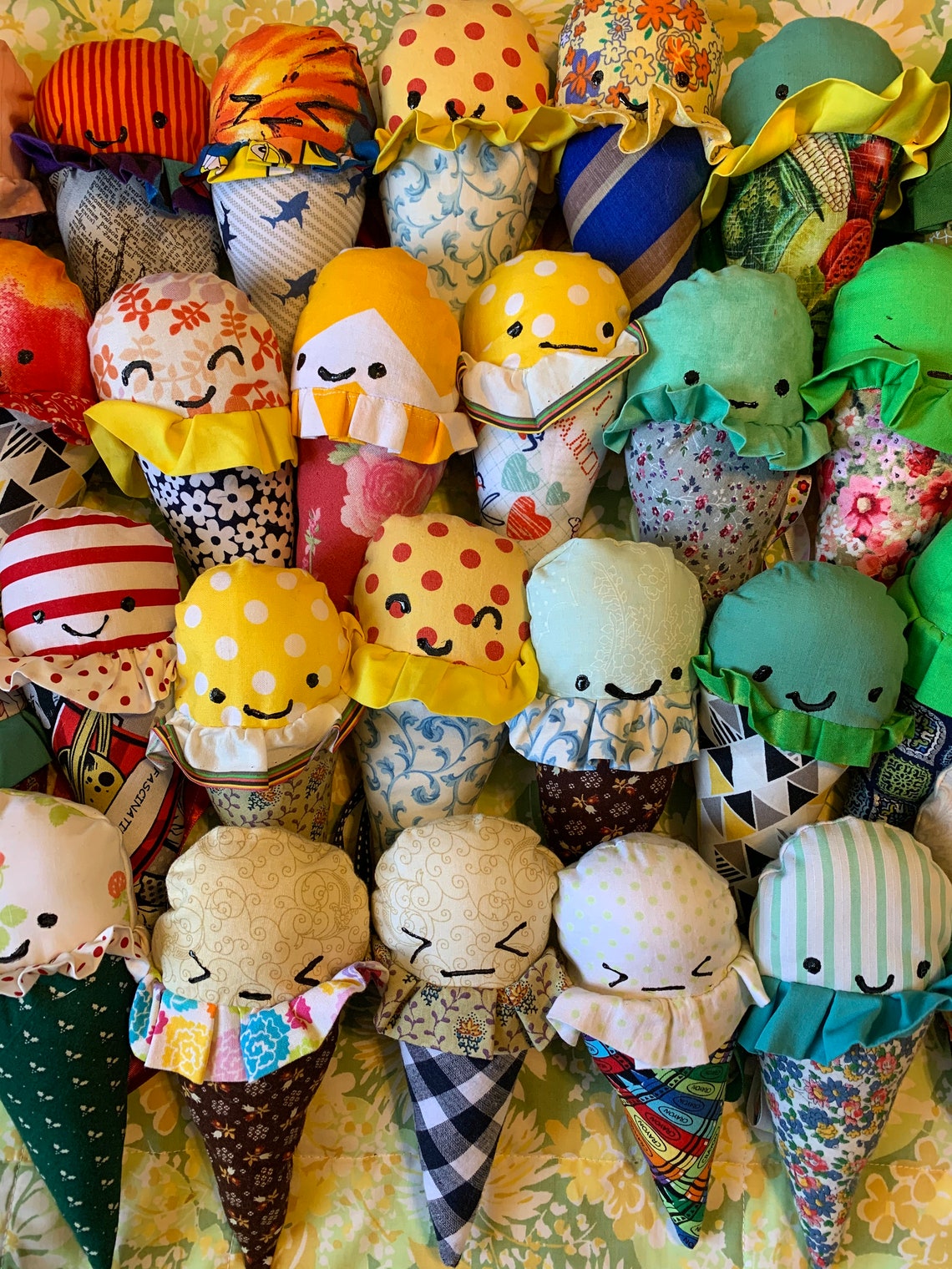 Ice Cream Cone Ice Cream Plushie Toy Cute Sweet Kids | Etsy