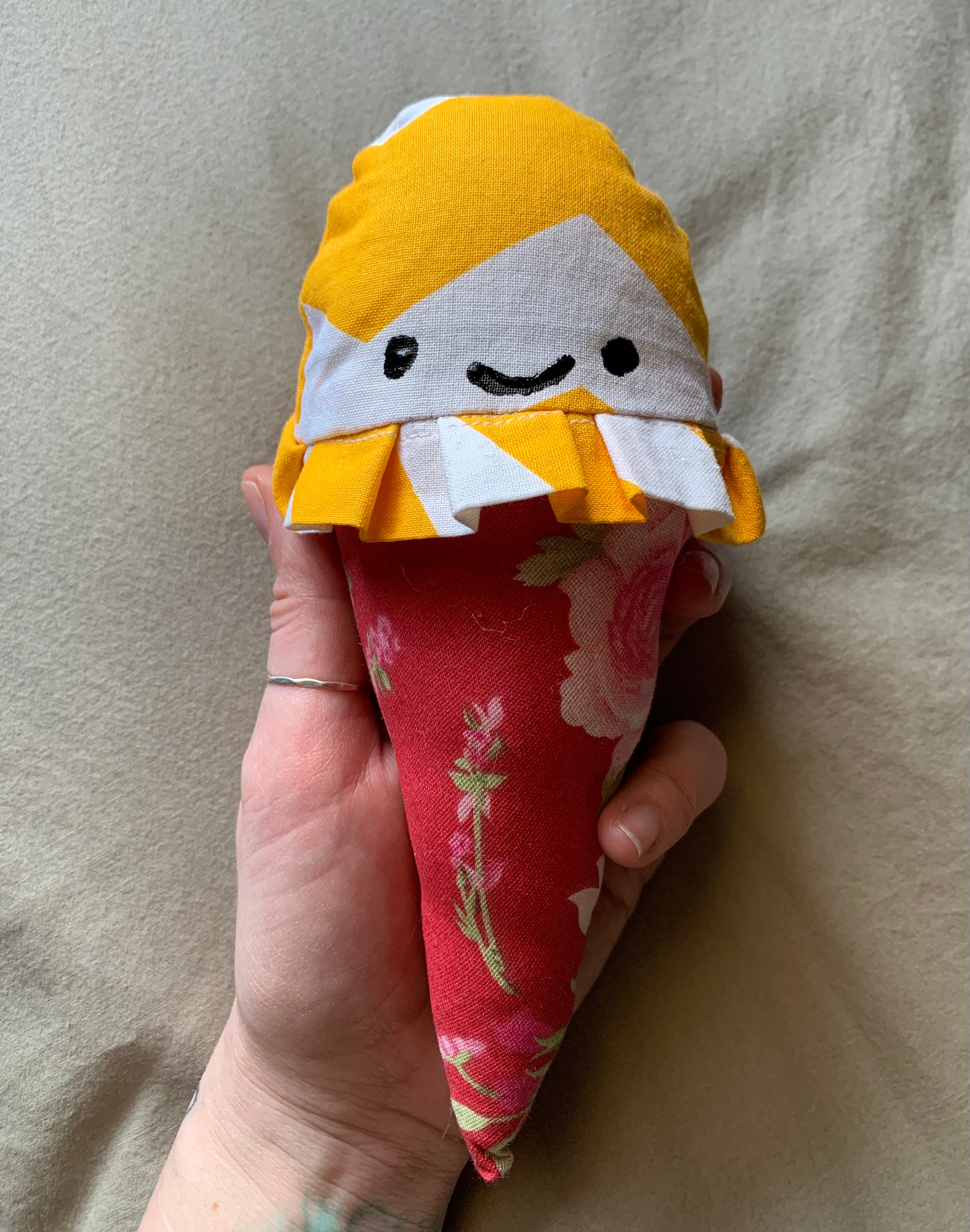 Ice Cream Cone Ice Cream Plushie Toy Cute Sweet Kids | Etsy