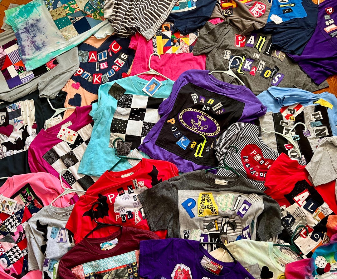 Panic Clothing Ransom Note Tee Shirt Upcycled Thrifted and Unique - Etsy