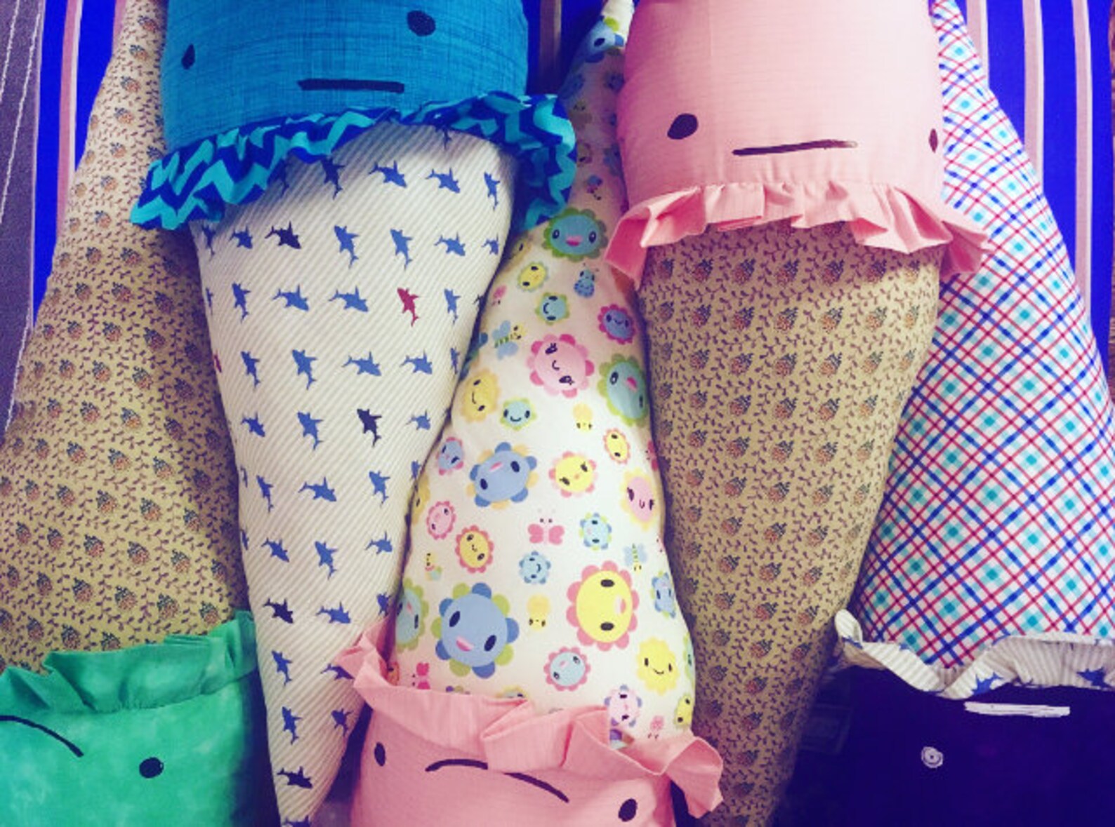 GIANT Ice Cream Cone Pillow Sweet Home Decor Shaped | Etsy