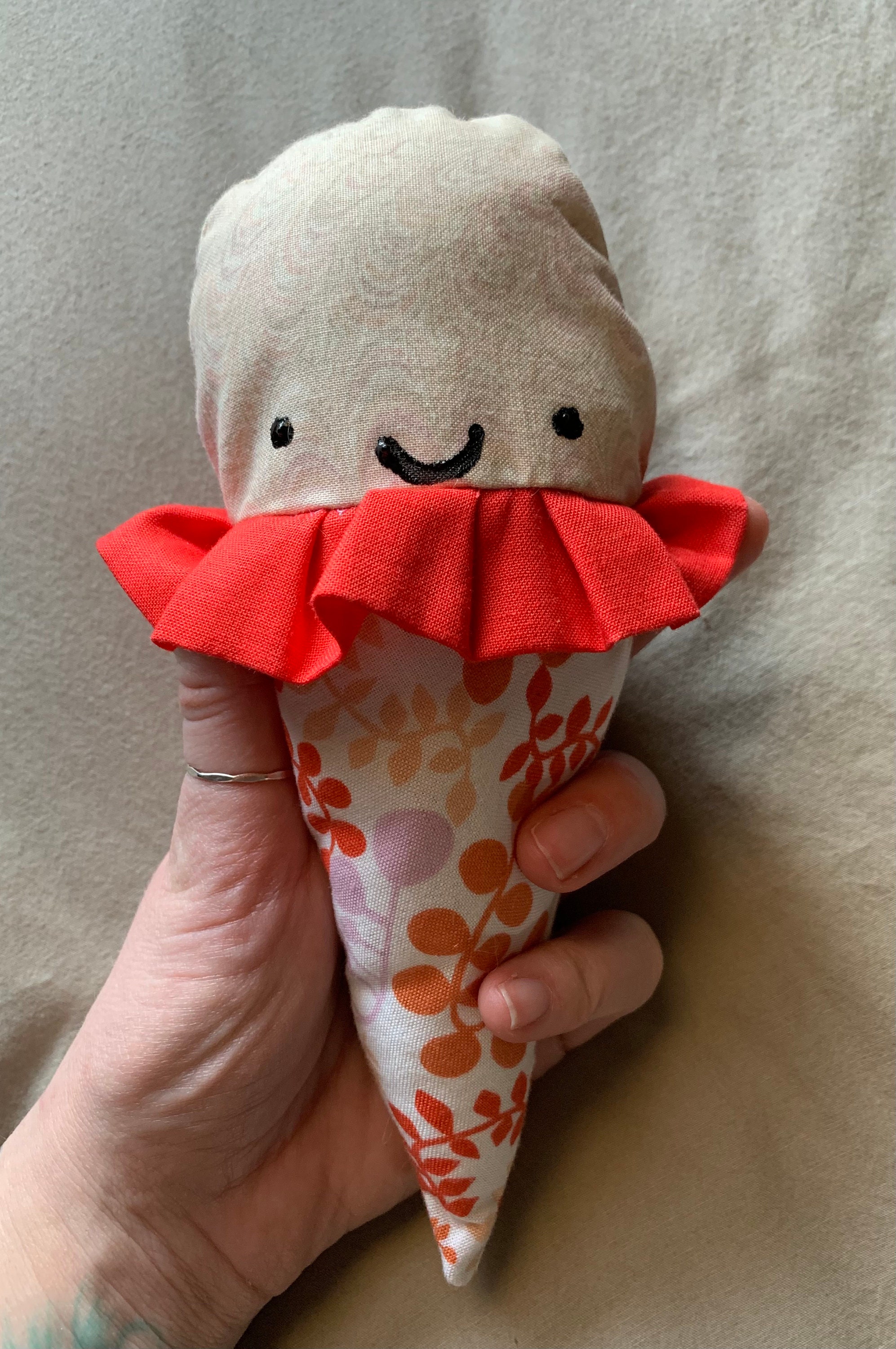 Ice Cream Cone Ice Cream Plushie Toy Cute Sweet Kids | Etsy