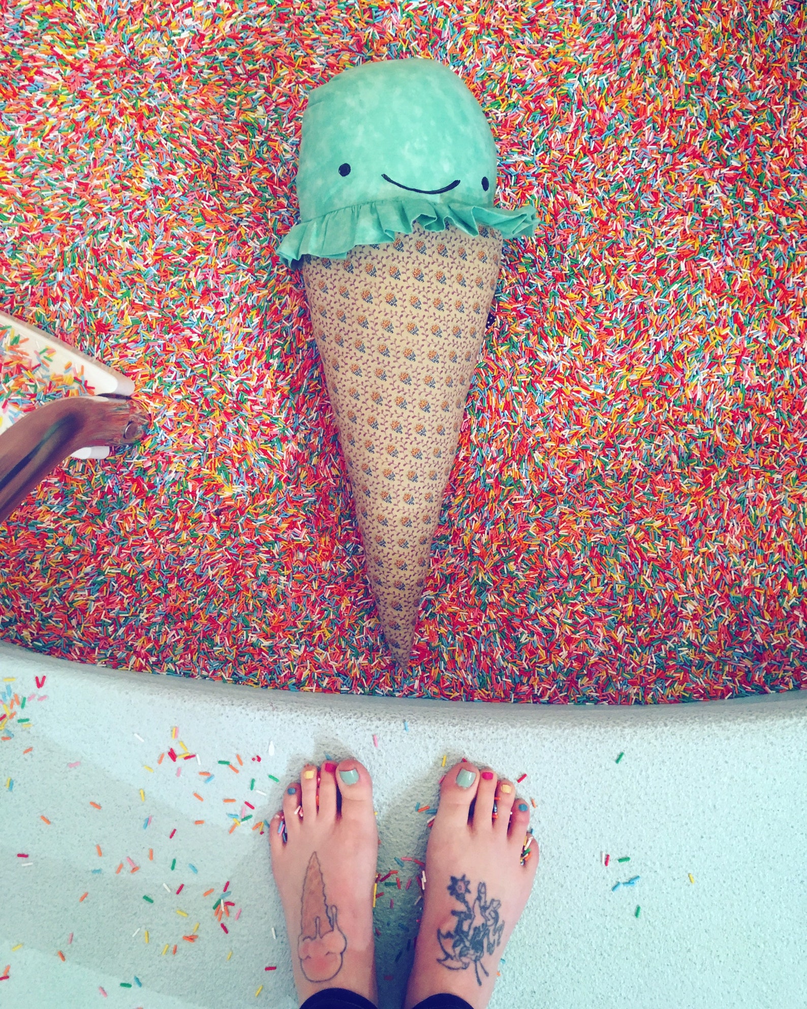 GIANT Ice Cream Cone Pillow Sweet Home Decor Shaped | Etsy