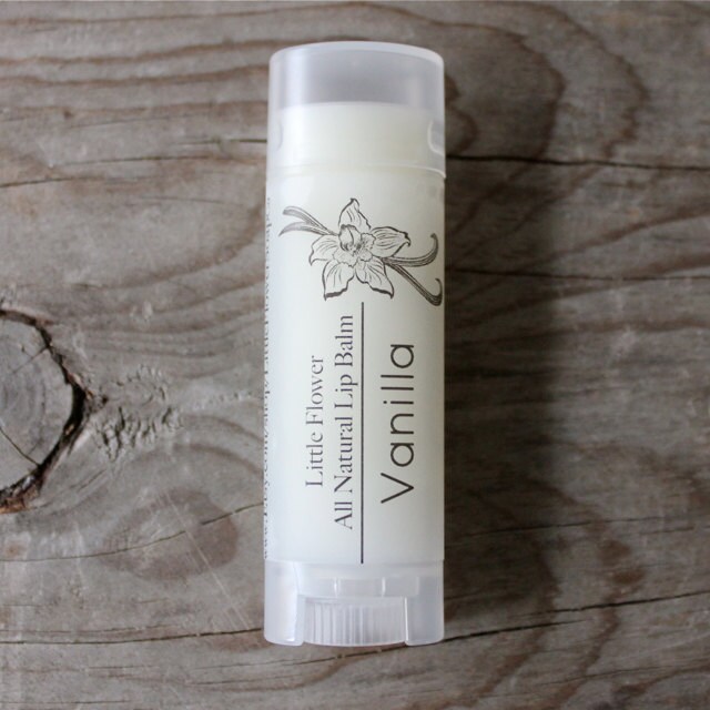 Vanilla Lip Balm Natural Chapstick Lip Balms Shea Butter - Etsy