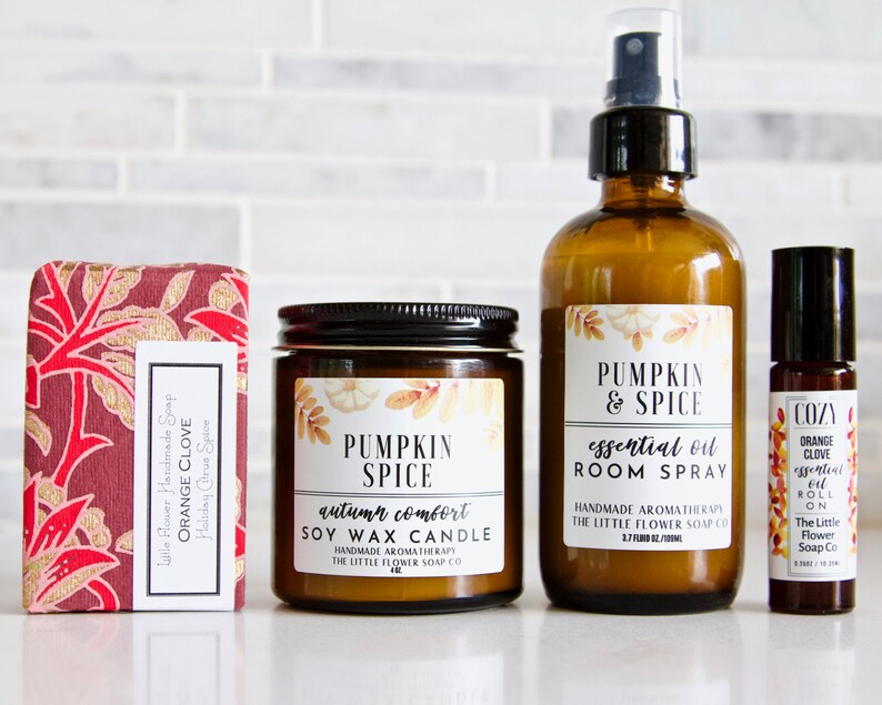 Pumpkin Spice Gift Box - Fall Candle, Fall Gift Box, Gifts for Women ...