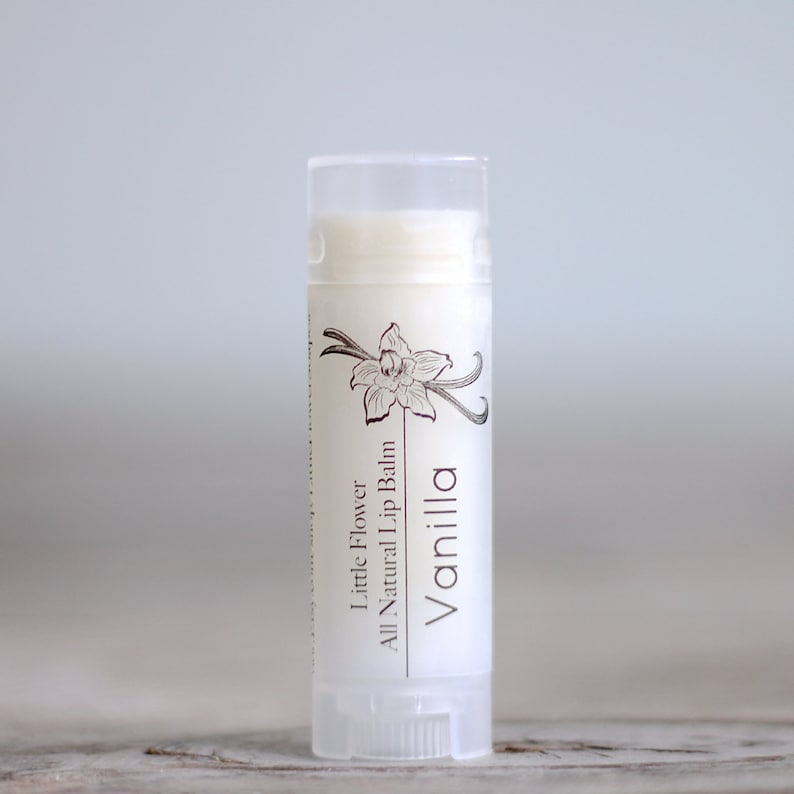 Vanilla Lip Balm Natural Chapstick Lip Balms Shea Butter - Etsy