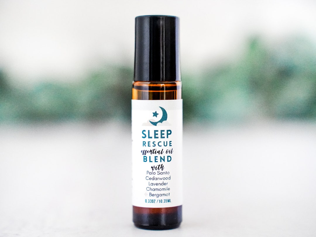 Sleep Rescue Essential Oil Blend Aromatherapy Roll-on, Natural ...