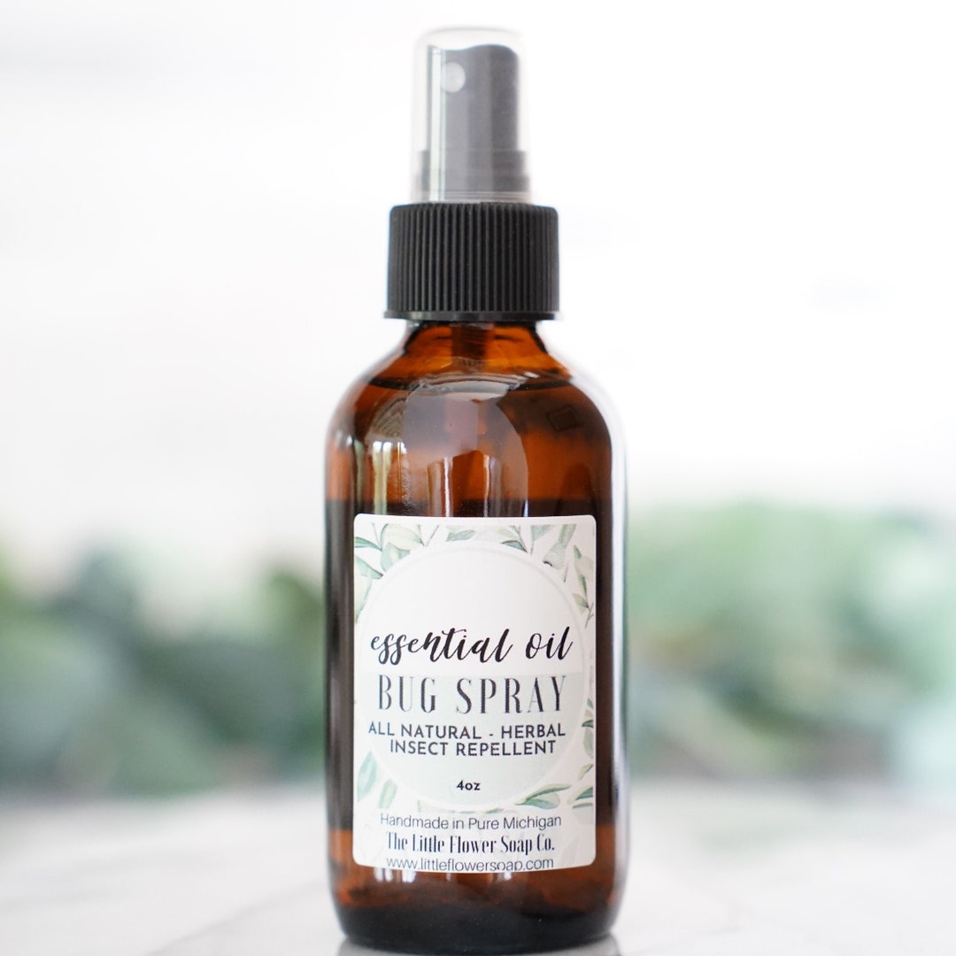 Bug Spray All Natural Bug Spray Essential Oil Bug Repellent - Etsy