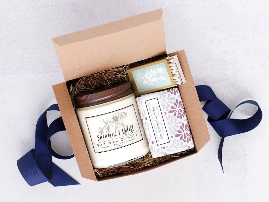 Aromatherapy Candle Gift Set - Wellness Gift, Candle Set, Aromatherapy ...