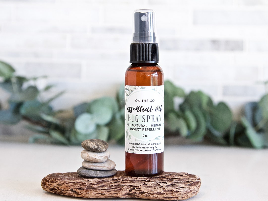 Natural Bug Spray - Essential Oil Insect Repellent Non-toxic Safe for ...