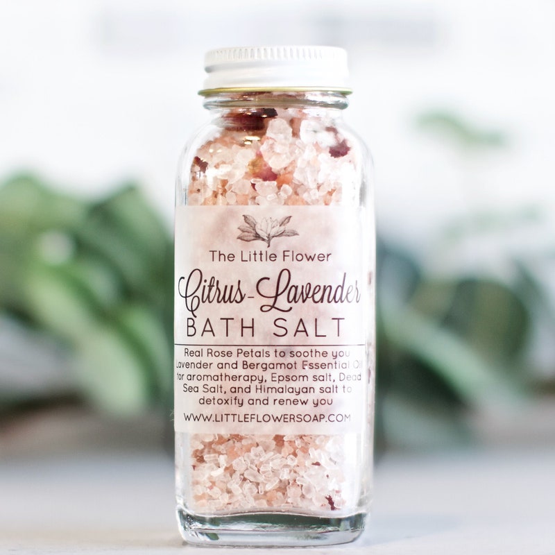 Lemon Lavender Bath Salt - Etsy