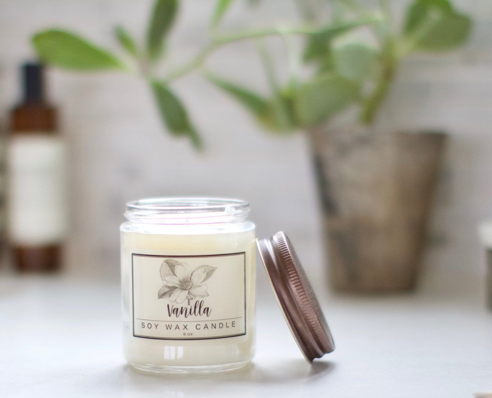 Candle Candles Soy Candle Lavender Candle Soy Candles | Etsy