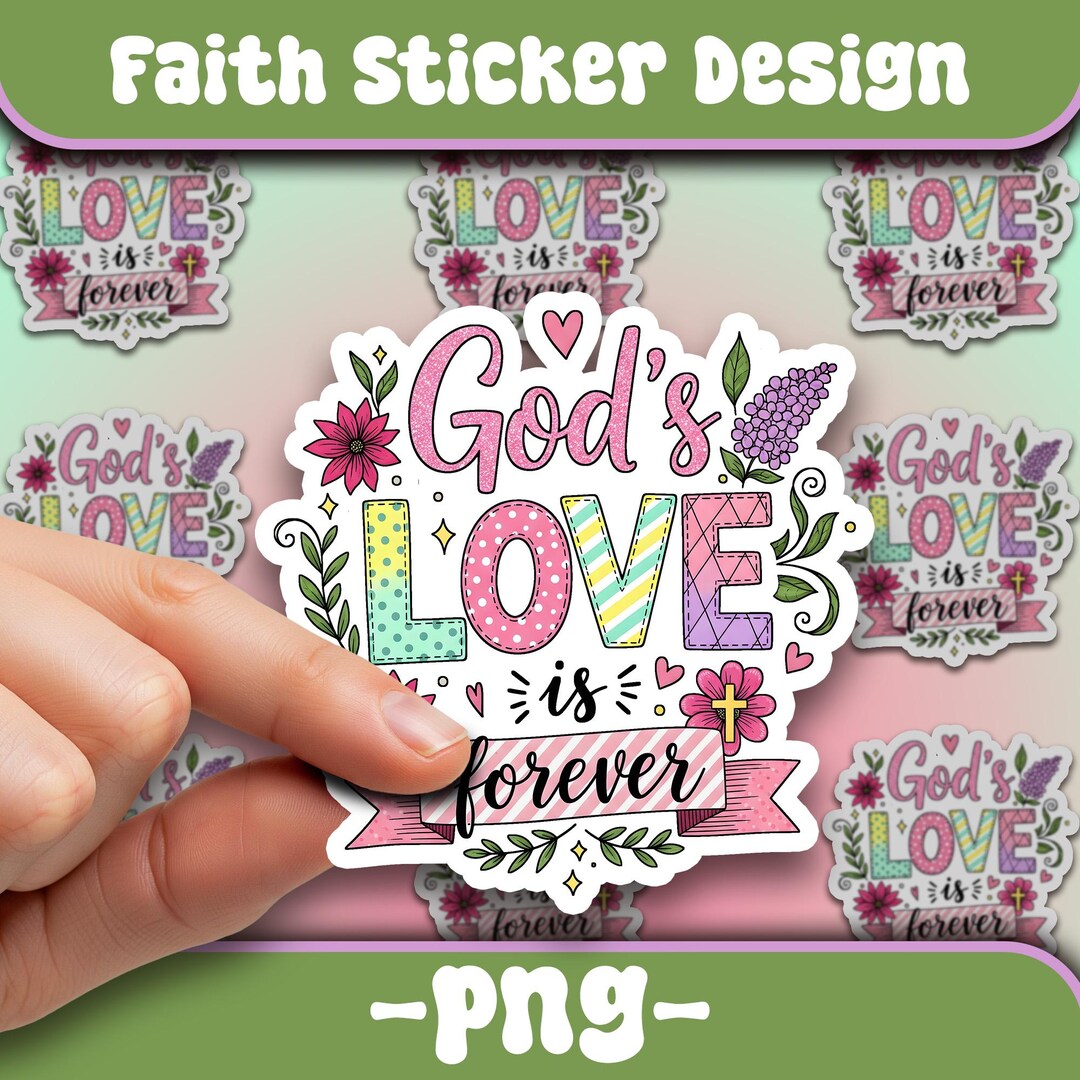God's Love is Forever PNG | Faith-based Clipart & Inspirational ...
