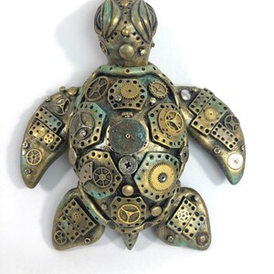 MADE TO ORDER Custom Steampunk Turtle Sculpture Handmade Unique - Etsy