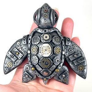 MADE TO ORDER Custom Steampunk Turtle Sculpture Handmade Unique - Etsy