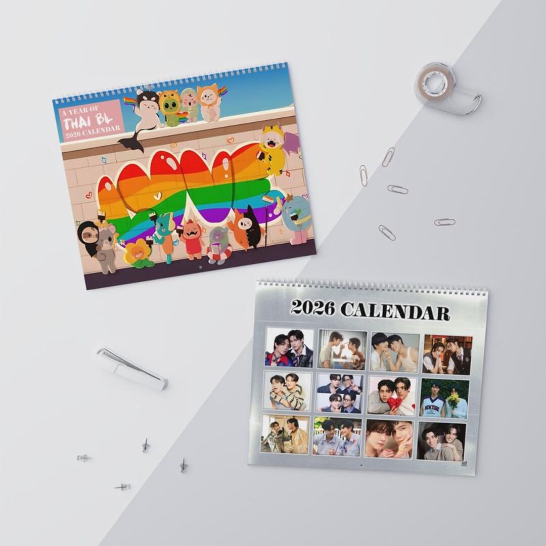 Thai BL 2026 Wall Calendar, BL Calendar, Movie Fan Merch - Etsy
