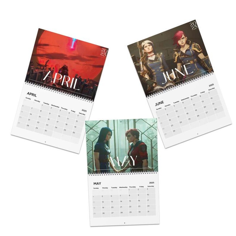 Caitvi Arcane Calendar 2026, Caitlyn X Vi League of Legends Calender - Etsy