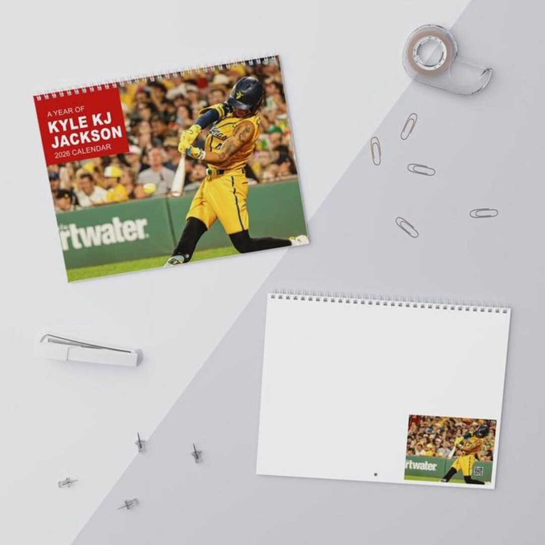 KJ 2026 CALENDAR, Viral Baseball Star Wall Calendar 2026, Gift for Fans ...